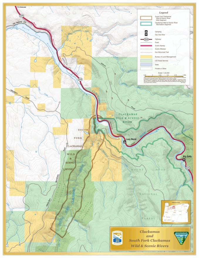 Clackamas Map Of The Mouth