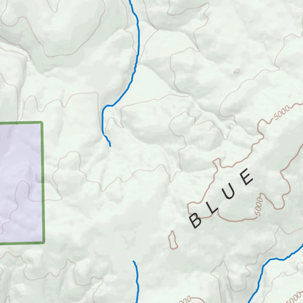 South Fork John Day Wild and Scenic River Map by Bureau of Land ...