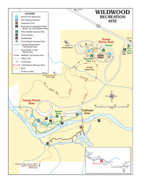 Wildwood Recreation Site Map by Bureau of Land Management - Oregon ...