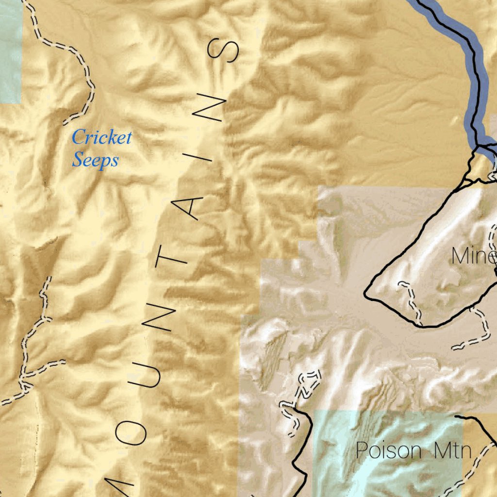 BLM Utah Cricket Mountains Map by Bureau of Land Management - Utah ...