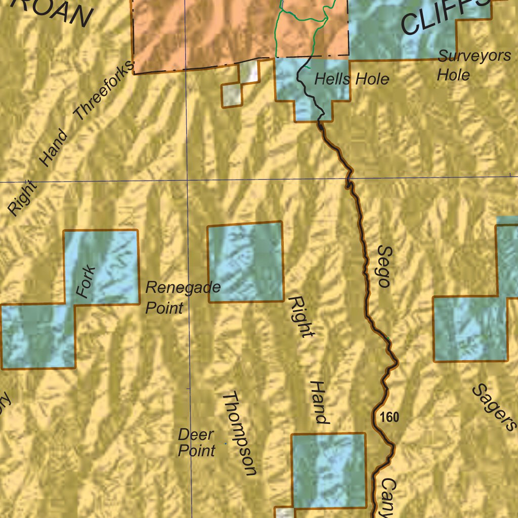 BLM Utah Moab Visitor Map-North by Bureau of Land Management - Utah ...