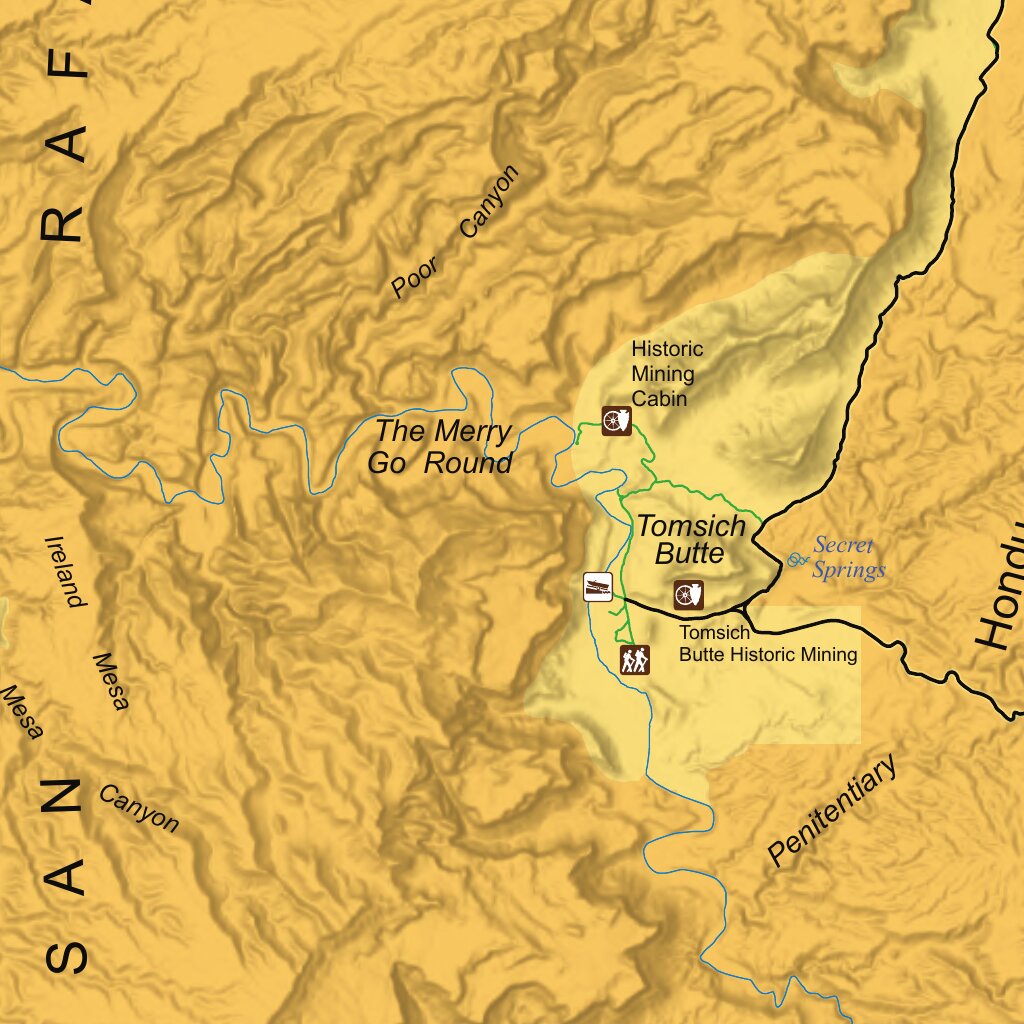 BLM Utah San Rafael Swell/Desert Motorized Routes Map by Bureau of Land ...