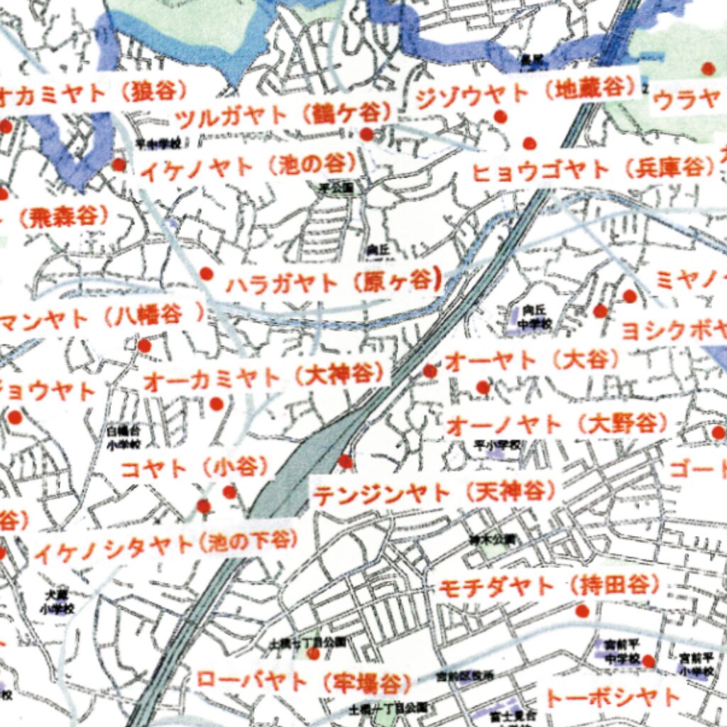 宮前区歴史ガイドマップ Map by Buyodo corp. | Avenza Maps