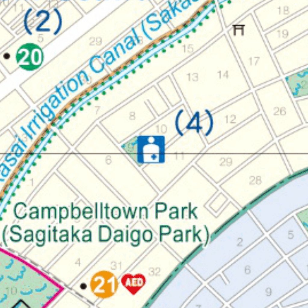 Koshigaya Guide Map English Version by Buyodo corp. | Avenza Maps