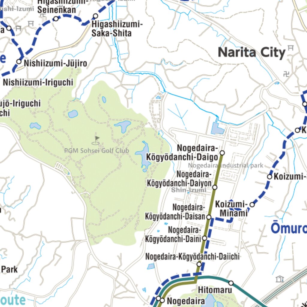 Narita City Public Transport Map by Buyodo corp. | Avenza Maps