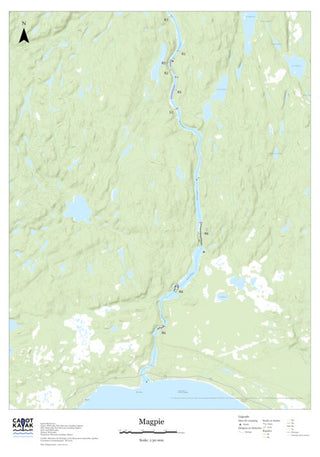 Rivière Magpie Map by Canot Kayak Quebec | Avenza Maps