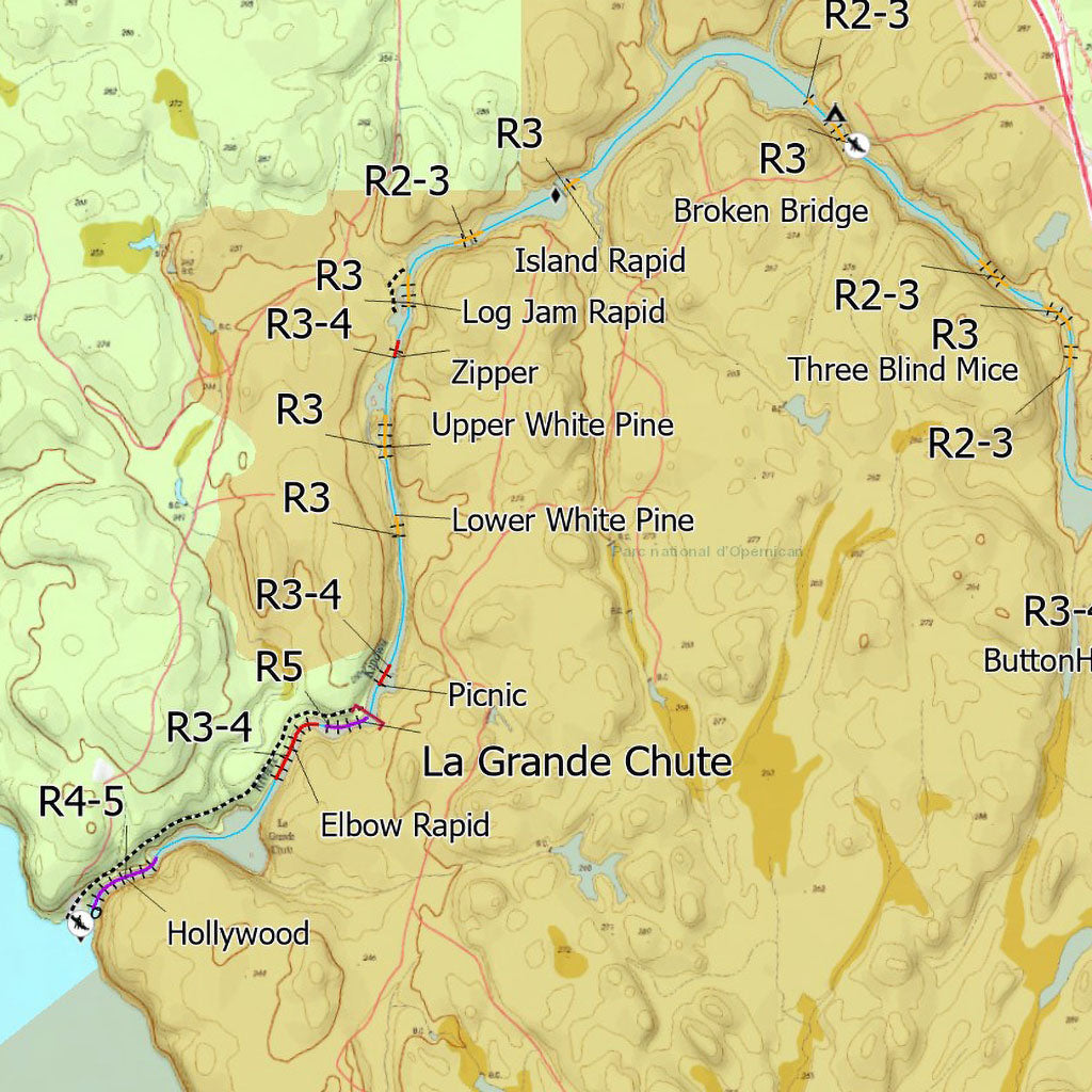 Rivière Kipawa Map by Canot Kayak Quebec | Avenza Maps