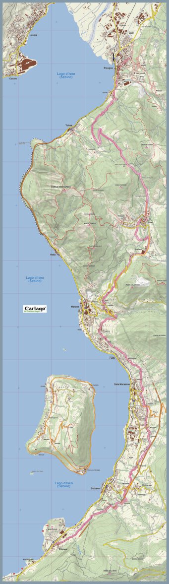 Antica Strada Valeriana Map by CARTAGO | Avenza Maps