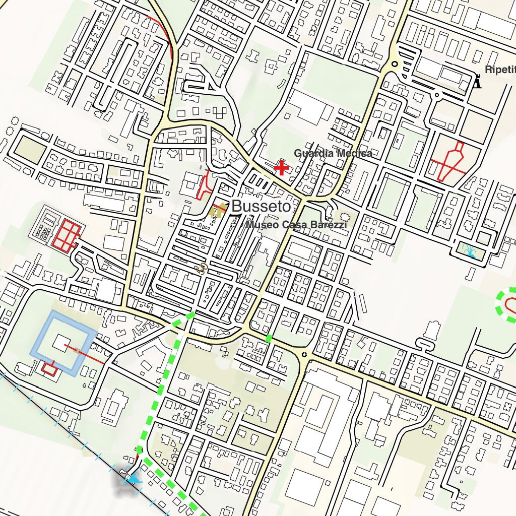 Busseto Map by CARTAGO | Avenza Maps
