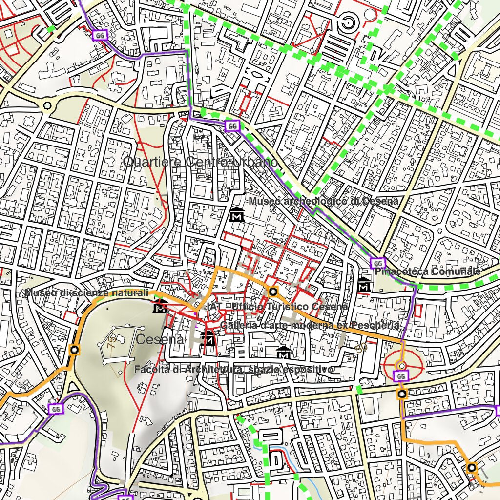 Cesena Map by CARTAGO | Avenza Maps