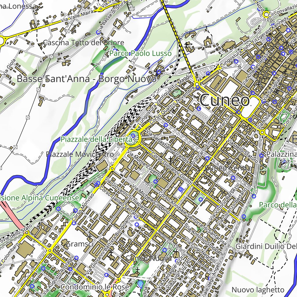 CUNEO Map by CARTAGO | Avenza Maps
