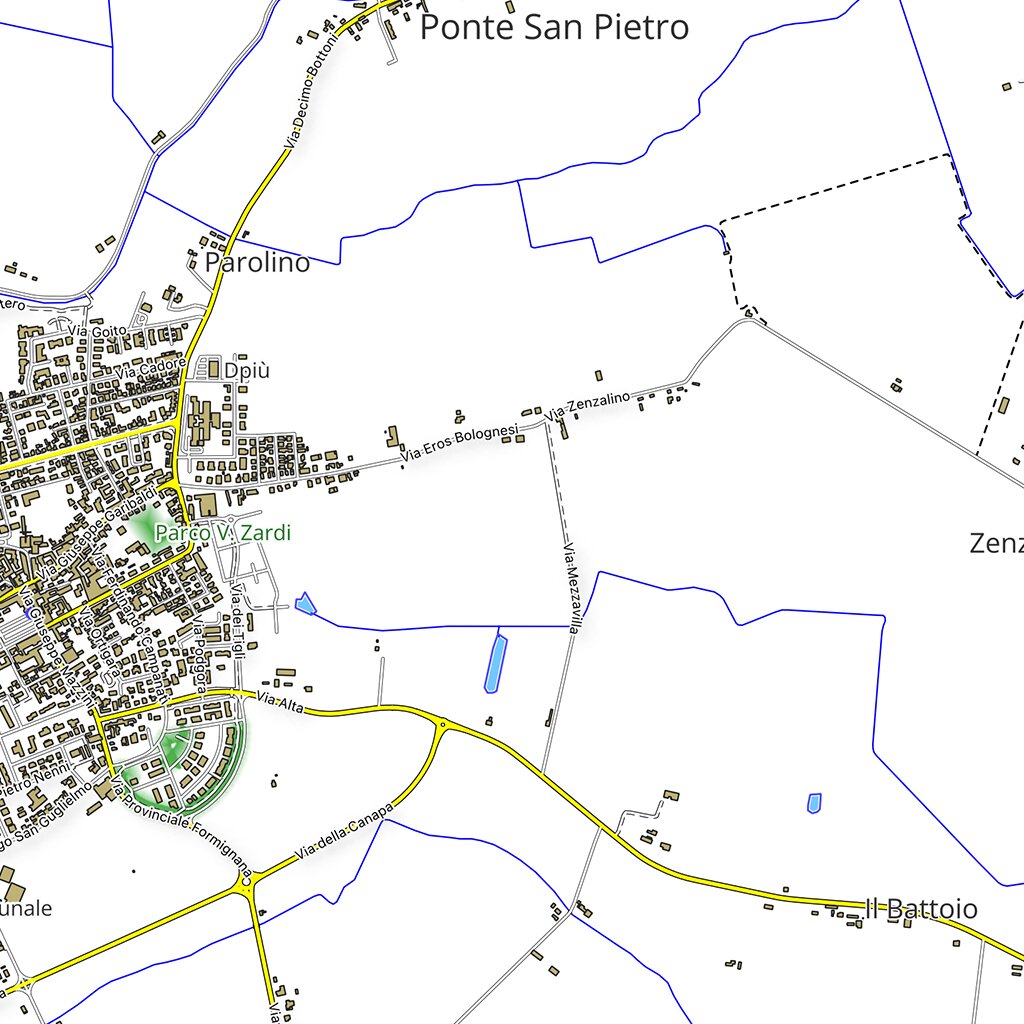 FERRARA Map by CARTAGO | Avenza Maps