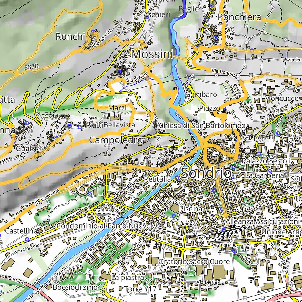 SONDRIO Map by CARTAGO | Avenza Maps
