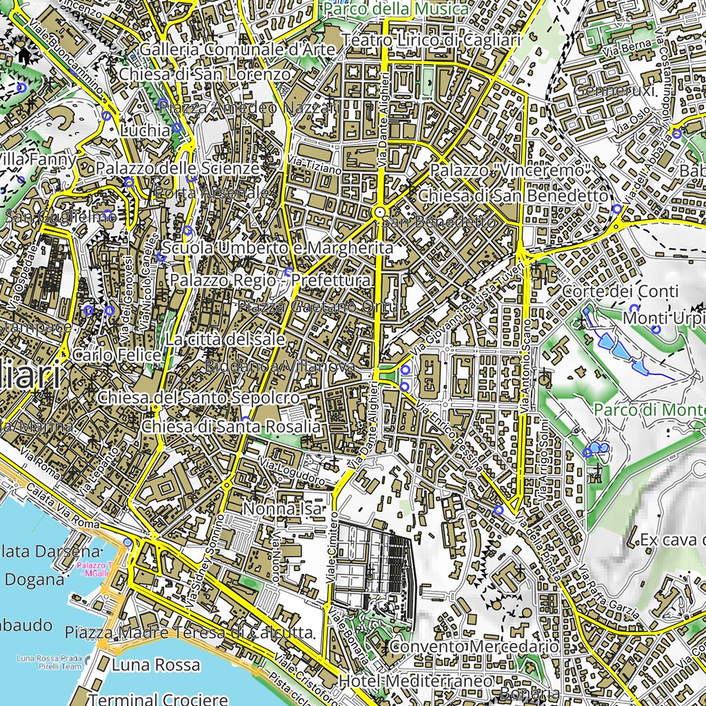 CAGLIARI Map by CARTAGO | Avenza Maps