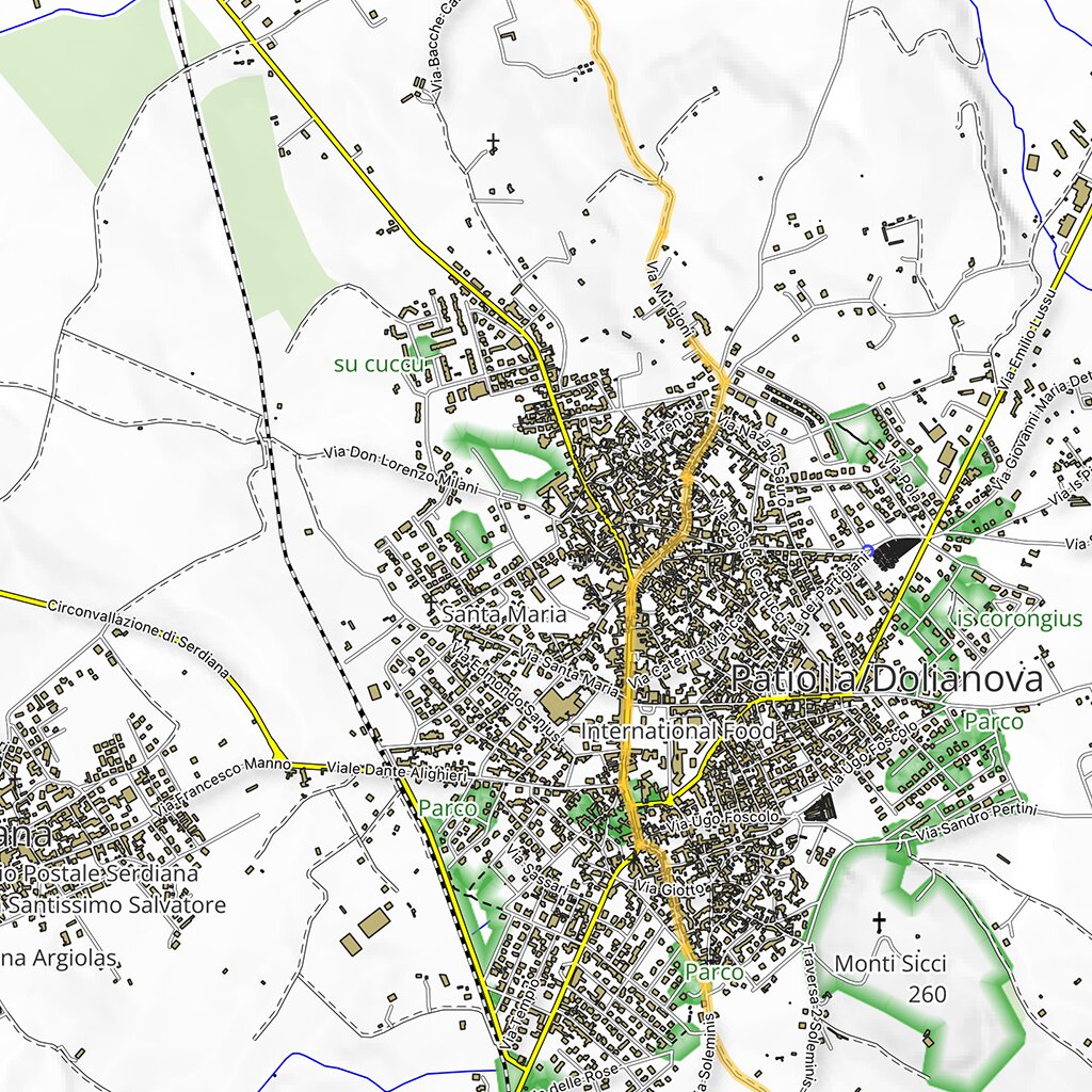 DOLIANOVA Map by CARTAGO | Avenza Maps
