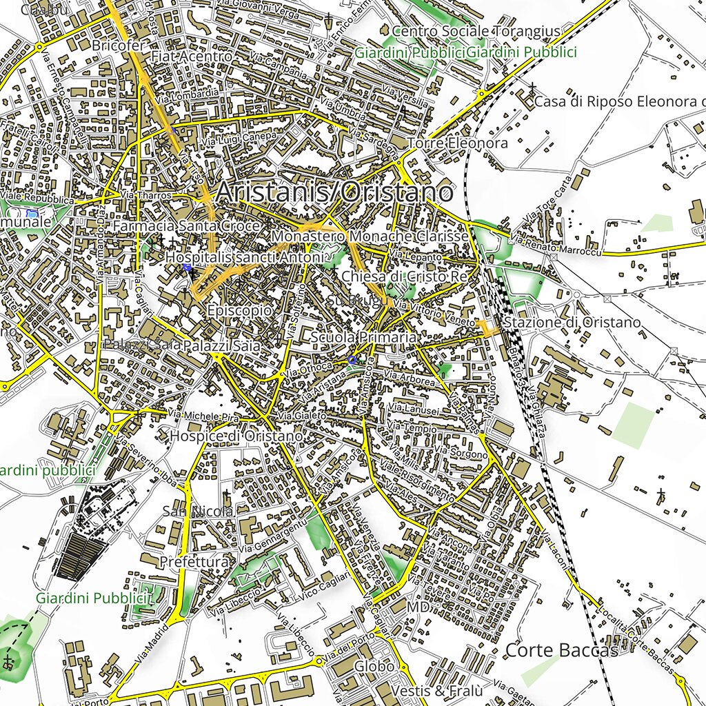 ORISTANO Map by CARTAGO | Avenza Maps