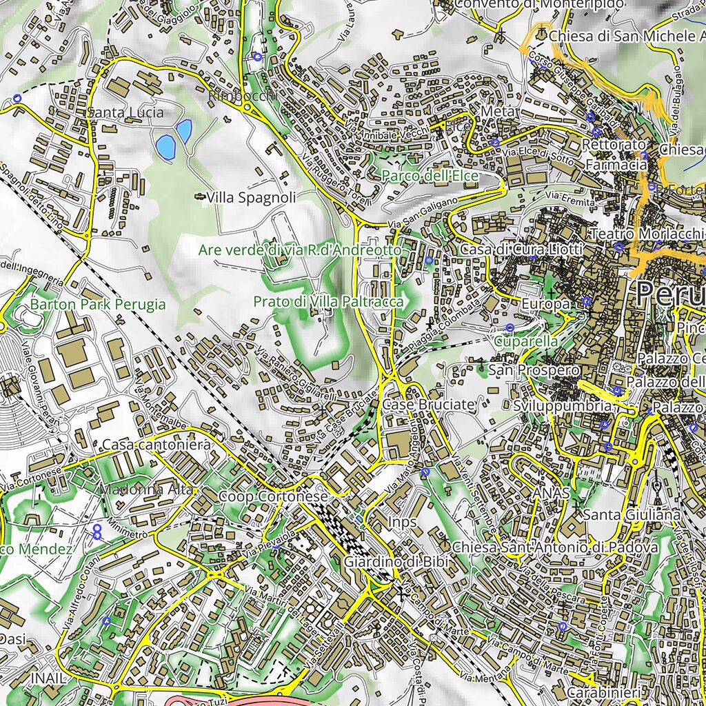 PERUGIA Map by CARTAGO | Avenza Maps