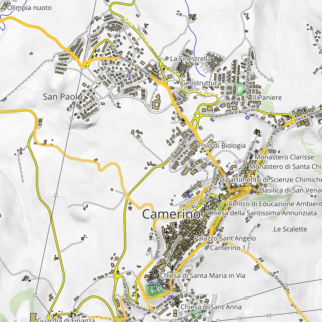 CAMERINO Map by CARTAGO | Avenza Maps