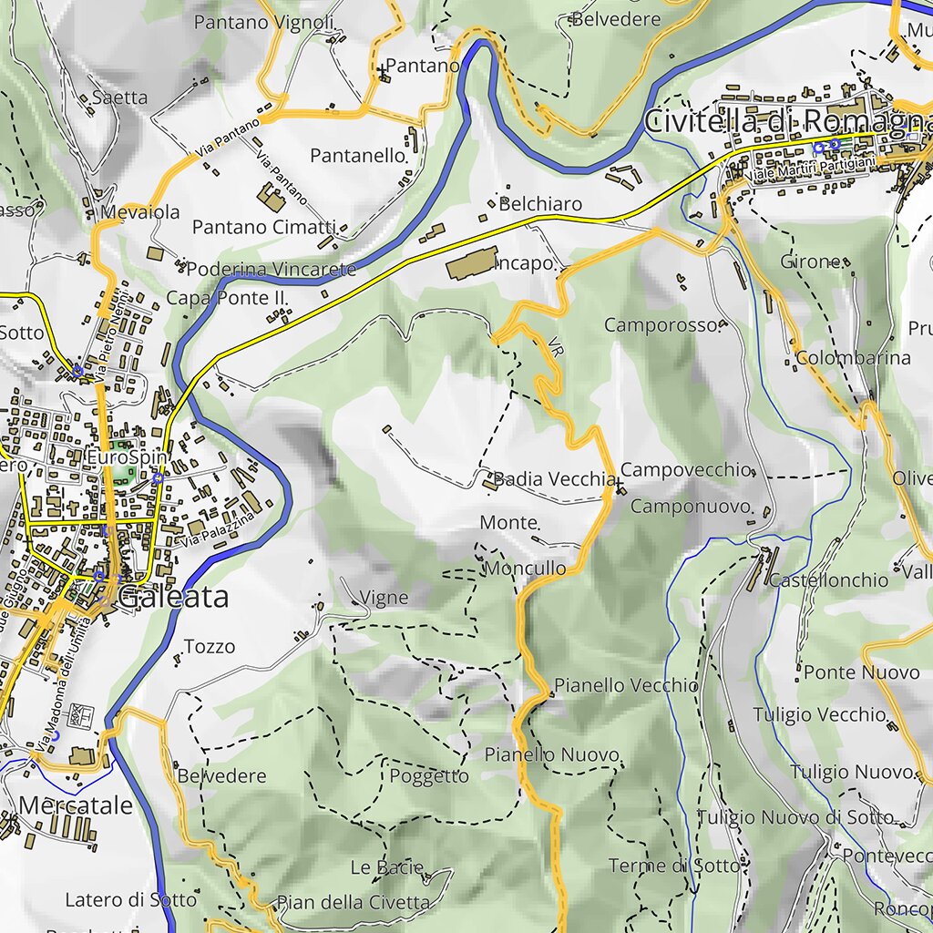 ROCCA SAN CASCIANO Map by CARTAGO | Avenza Maps