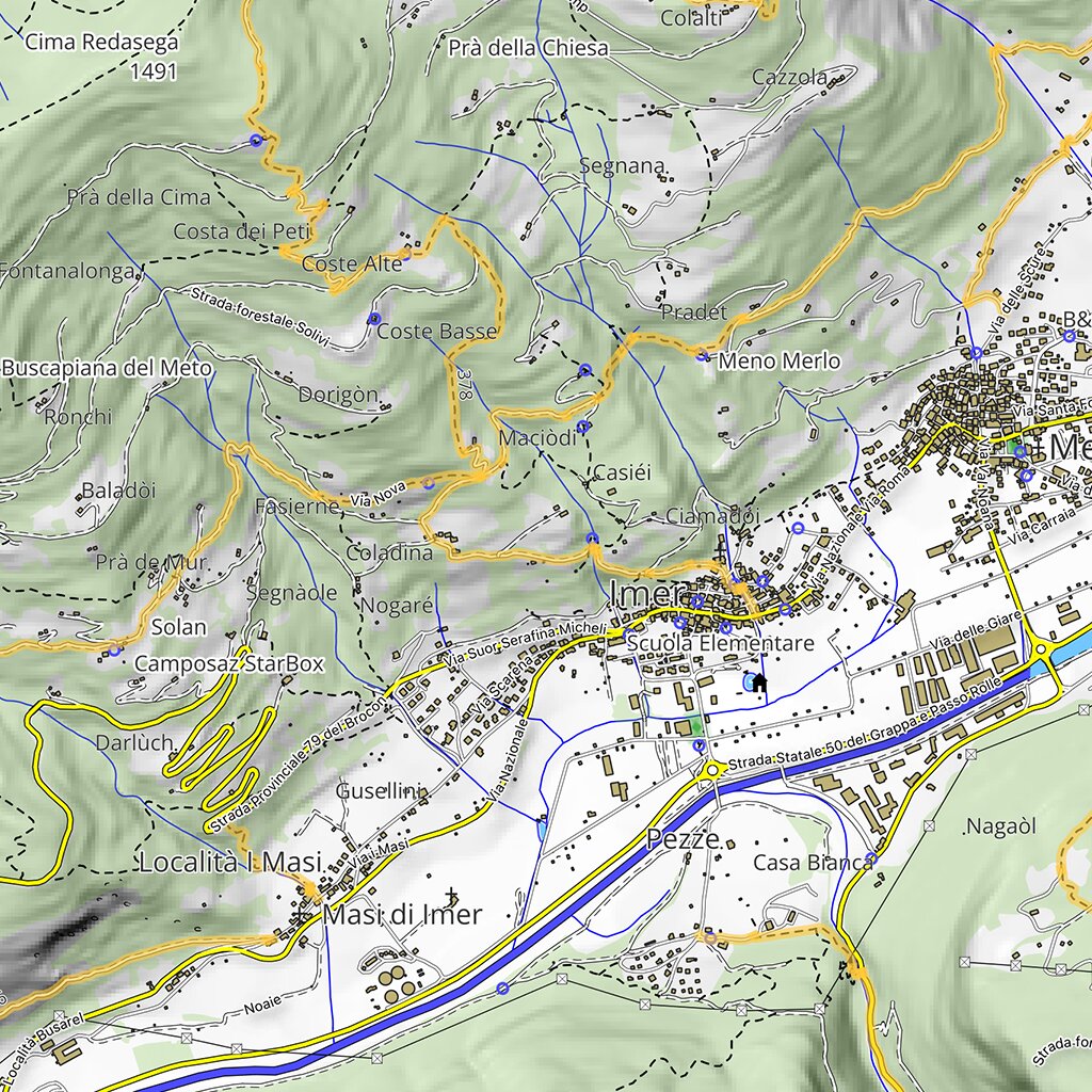 PASSO ROLLE Map by CARTAGO | Avenza Maps