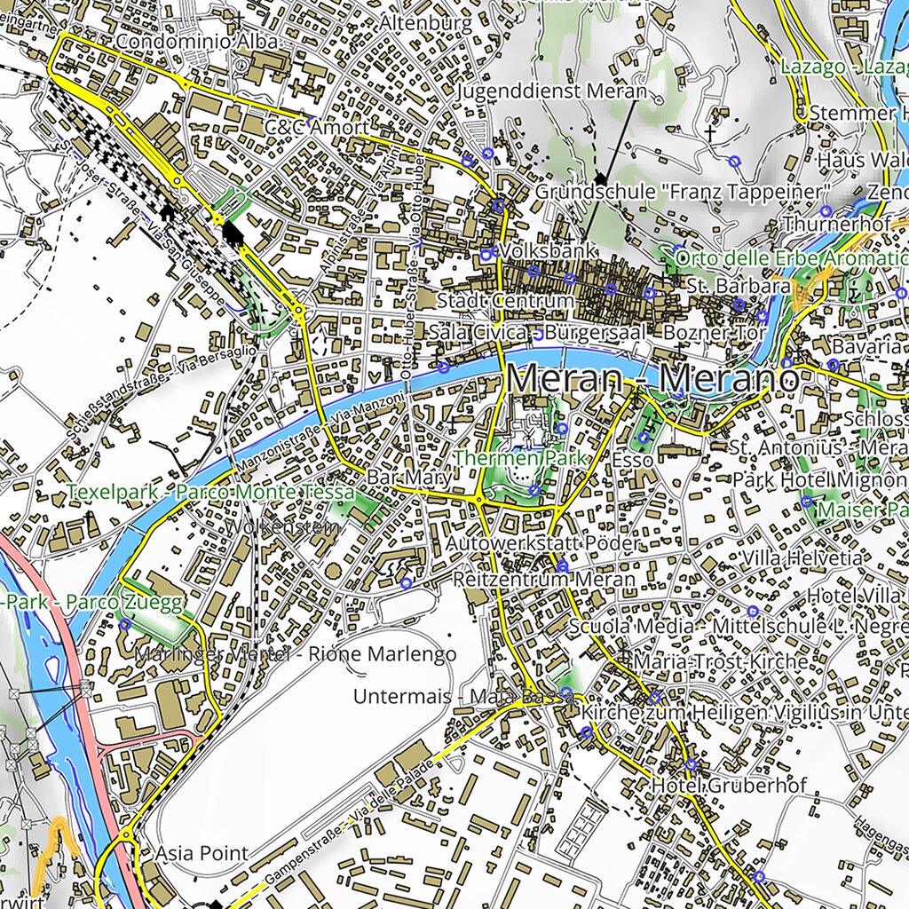 MERANO Map by CARTAGO | Avenza Maps
