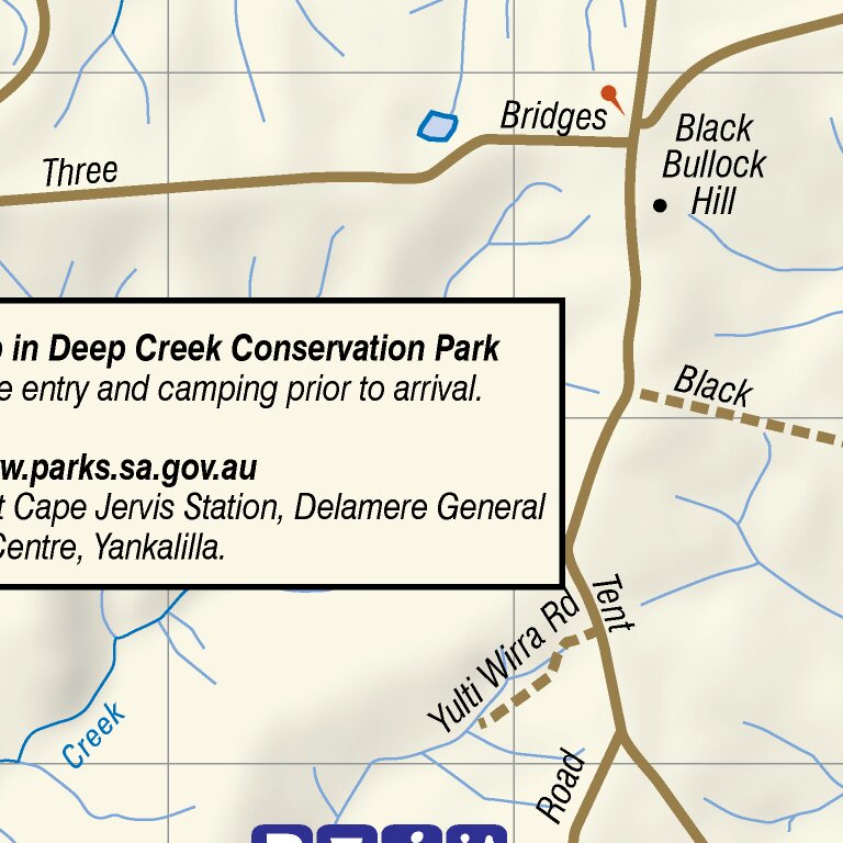 Deep Creek National Park Map by Carto Graphics | Avenza Maps