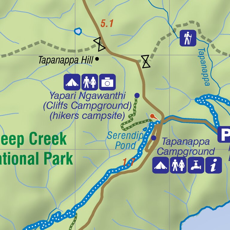 Deep Creek National Park Map by Carto Graphics | Avenza Maps