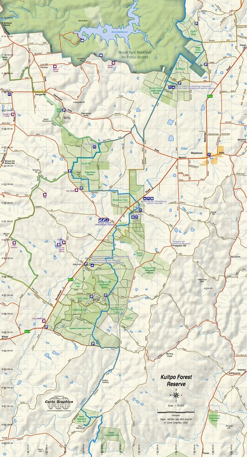 Kuitpo Forest Map by Carto Graphics | Avenza Maps