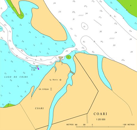 COARÍ - TEFÉ (Mapa de Inserção) (PLHS-B1) Map by Centro de Hidrografia ...