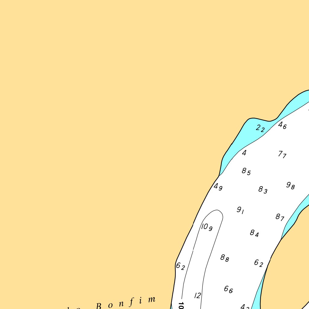 CORREGO BONFIM (JUSANTE E MONTANTE) (3386) Map by Centro de Hidrografia ...