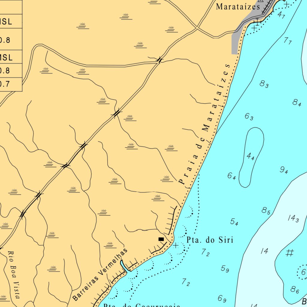 DA BARRA DO ITAPEMIRIM AO CABO DE SAO TOMÉ (1403) Map by Centro de ...