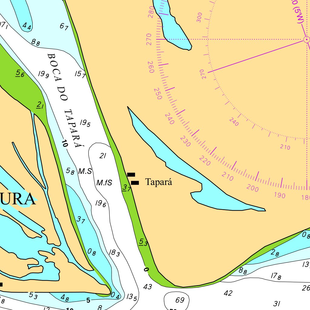 DA ILHA DO ITUQUI A ARAPIXUNA (4020) Map by Centro de Hidrografia da ...