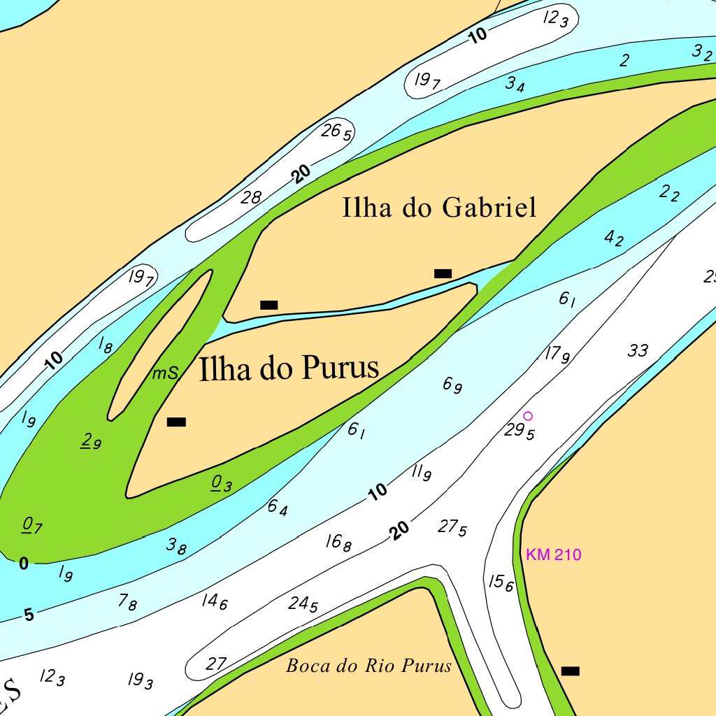 DA ILHA DO PURUS À ILHA AJARATUBA (4053) Map by Centro de Hidrografia ...