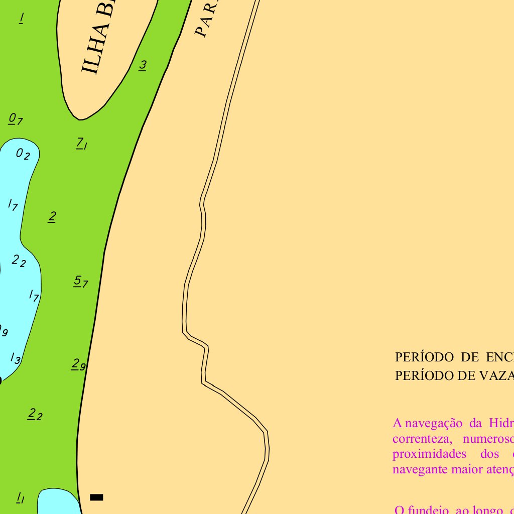 DA ILHA SOBRAL A COSTA VACURANGA (4751) Map by Centro de Hidrografia da ...