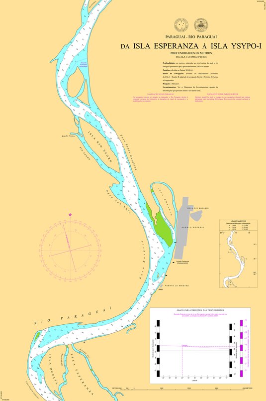DA ISLA ESPERANZA A ISLA YSYPO-I (3310) Map by Centro de Hidrografia da ...