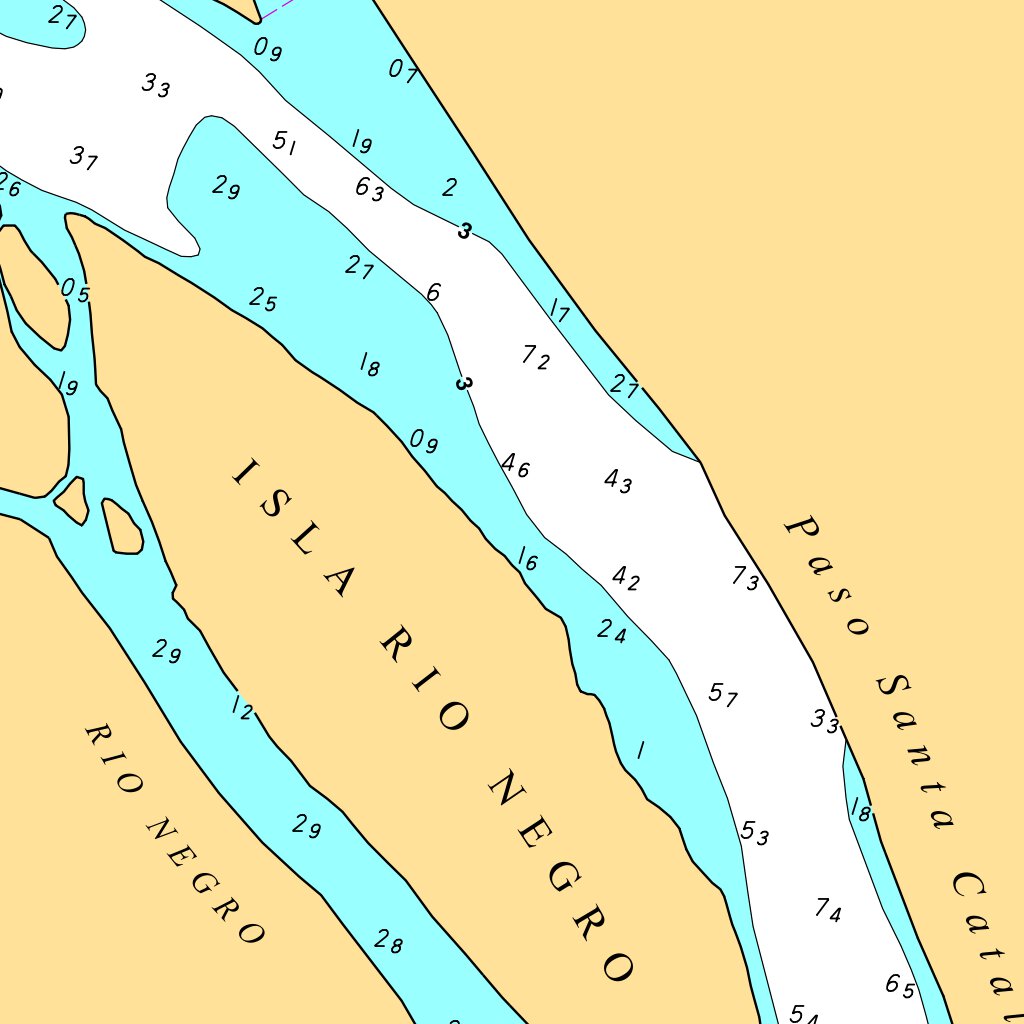DA ISLA ESPERANZA A ISLA YSYPO-I (3310) Map by Centro de Hidrografia da ...