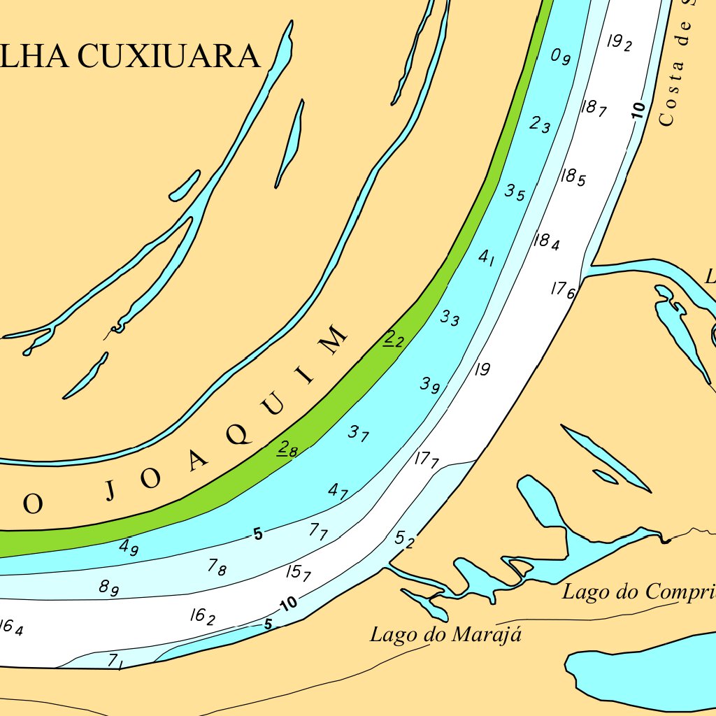 DE ANORI A CODAJÁS (4054) Map by Centro de Hidrografia da Marinha ...