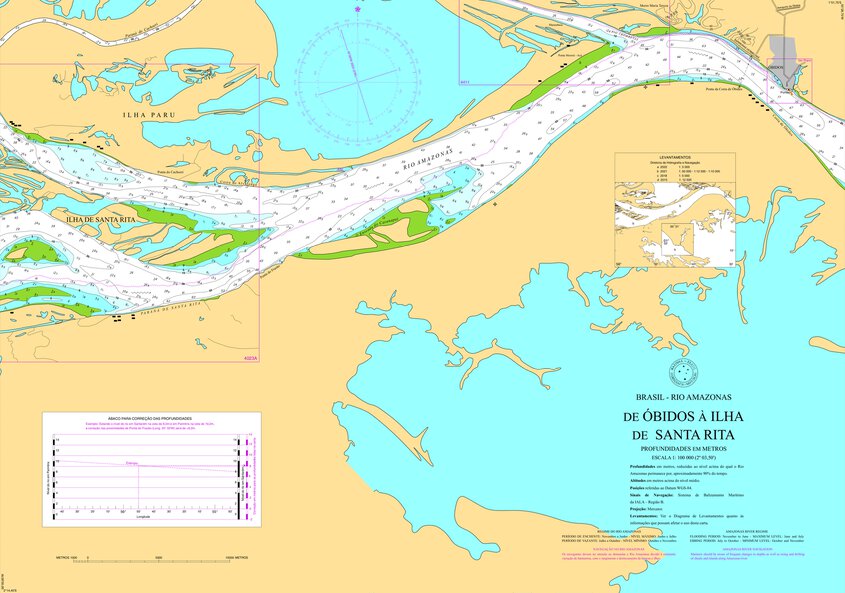 DE ÓBIDOS À ILHA DE SANTA RITA (4023) Map by Centro de Hidrografia da ...