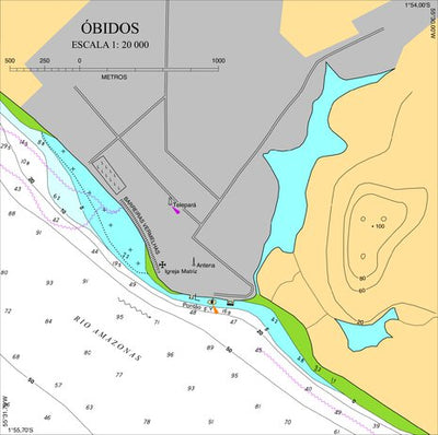 DE ÓBIDOS À ILHA DE SANTA RITA (PL4023) Map by Centro de Hidrografia da ...