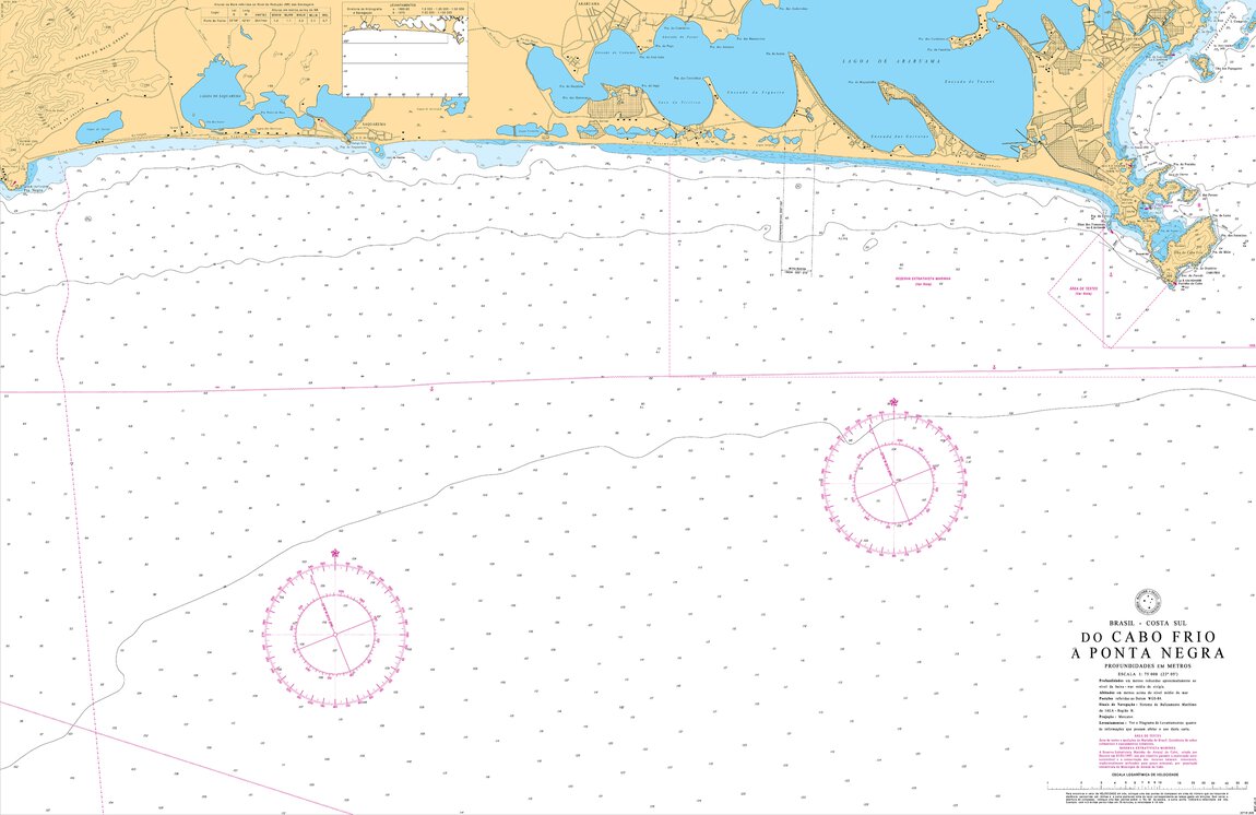 DO CABO FRIO À PONTA NEGRA (1508) Map by Centro de Hidrografia da ...