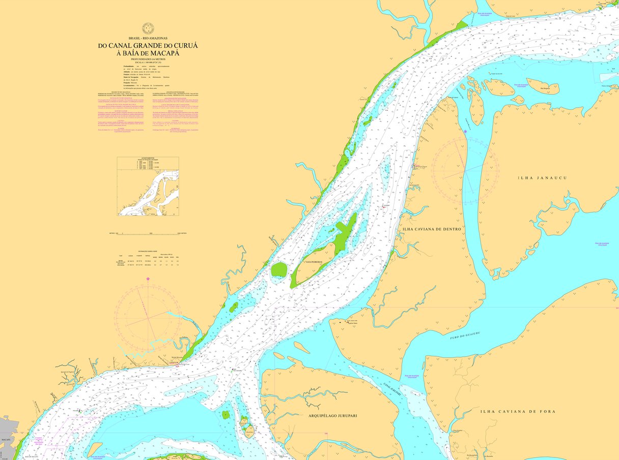 DO CANAL GRANDE DO CURUÁ À BAÍA DE MACAPÁ (222) Map by Centro de ...