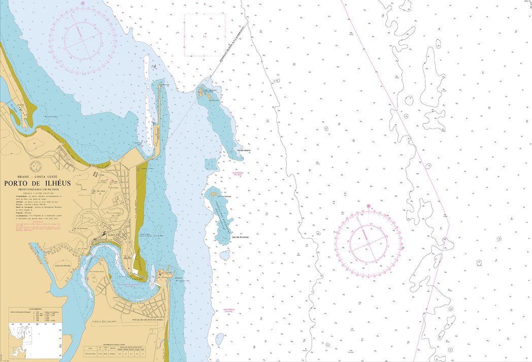 PORTO DE ILHÉUS (1201) Map by Centro de Hidrografia da Marinha | Avenza ...