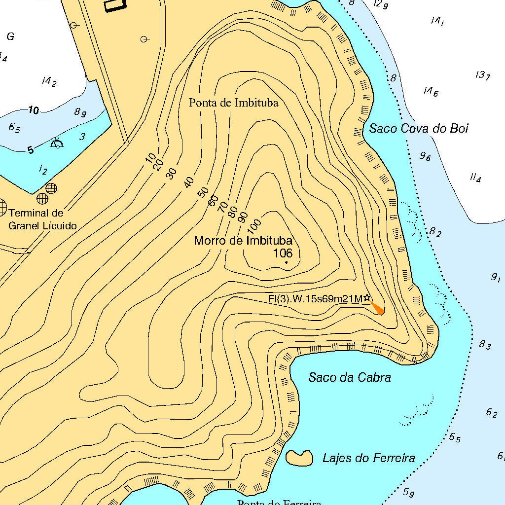 PORTO DE IMBITUBA (1921) Map by Centro de Hidrografia da Marinha ...
