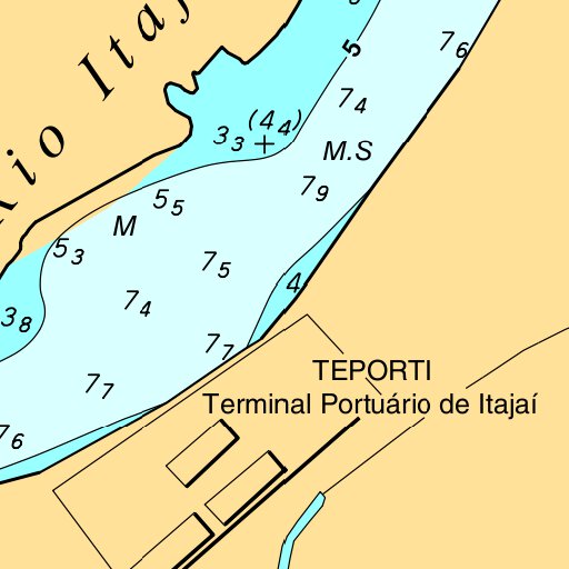 PORTO DE ITAJAÍ (PL1841A) Map by Centro de Hidrografia da Marinha ...