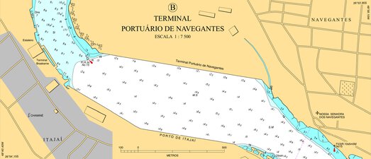 PORTO DE ITAJAÍ (PL1841B) Map by Centro de Hidrografia da Marinha ...