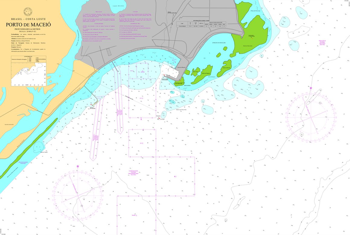 PORTO DE MACEIÓ (921) Map by Centro de Hidrografia da Marinha | Avenza Maps