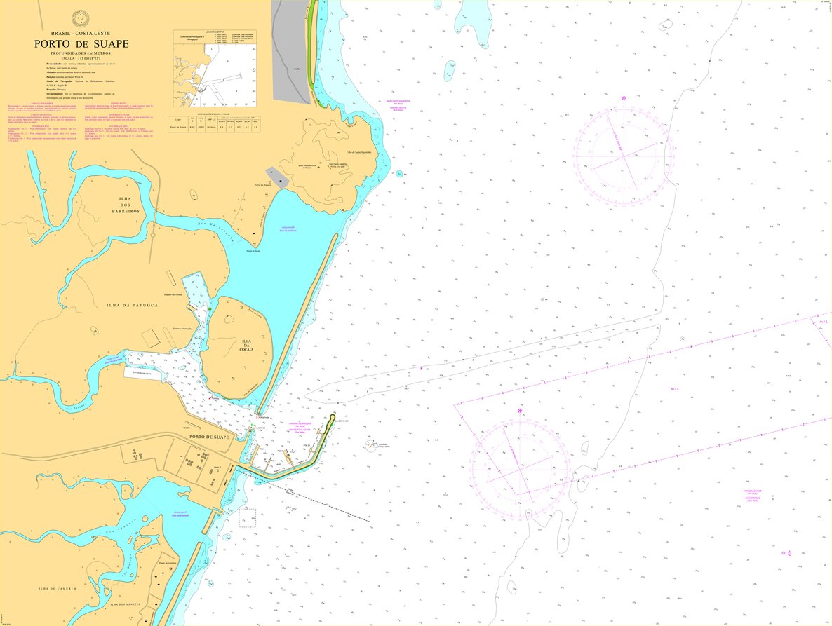 PORTO DE SUAPE (912) Map by Centro de Hidrografia da Marinha | Avenza Maps