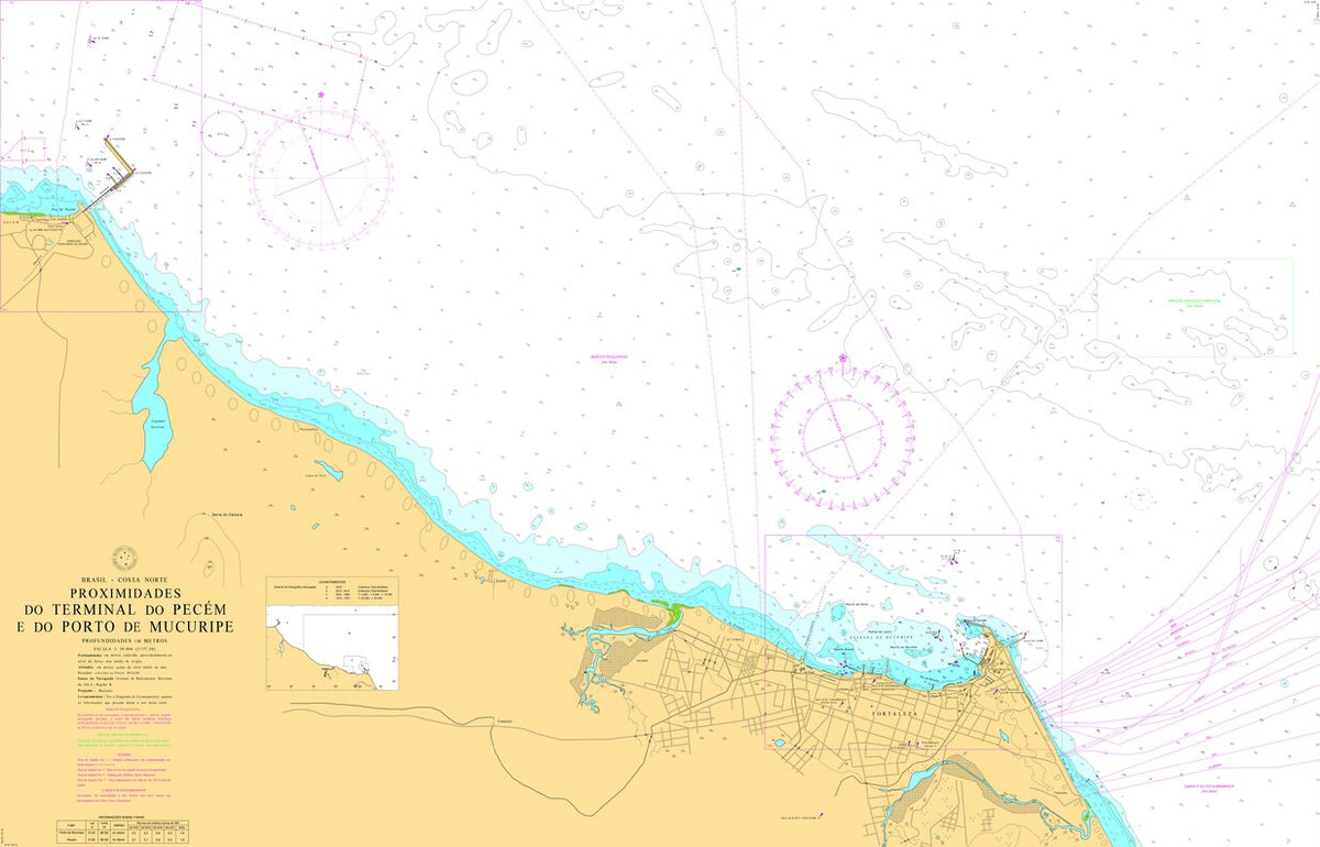 PROXIMIDADES DO TERMINAL DO PECÉM E DO PORTO DE MUCURIPE (710) Map by ...