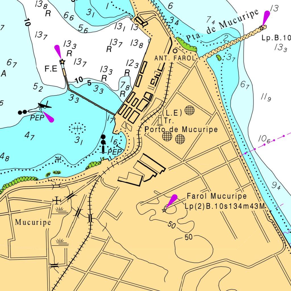 PROXIMIDADES DO TERMINAL DO PECÉM E DO PORTO DE MUCURIPE (710) Map by ...