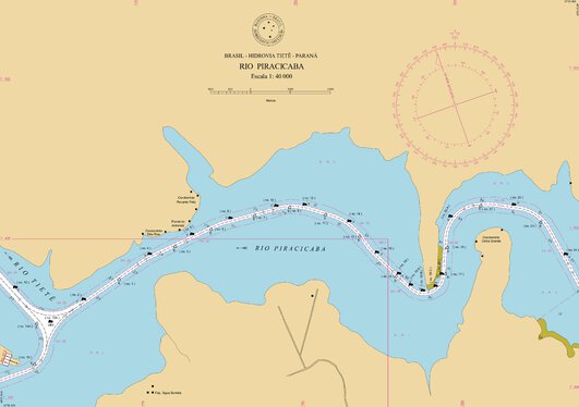 RIO PIRACICABA (RP-1) Map by Centro de Hidrografia da Marinha | Avenza Maps